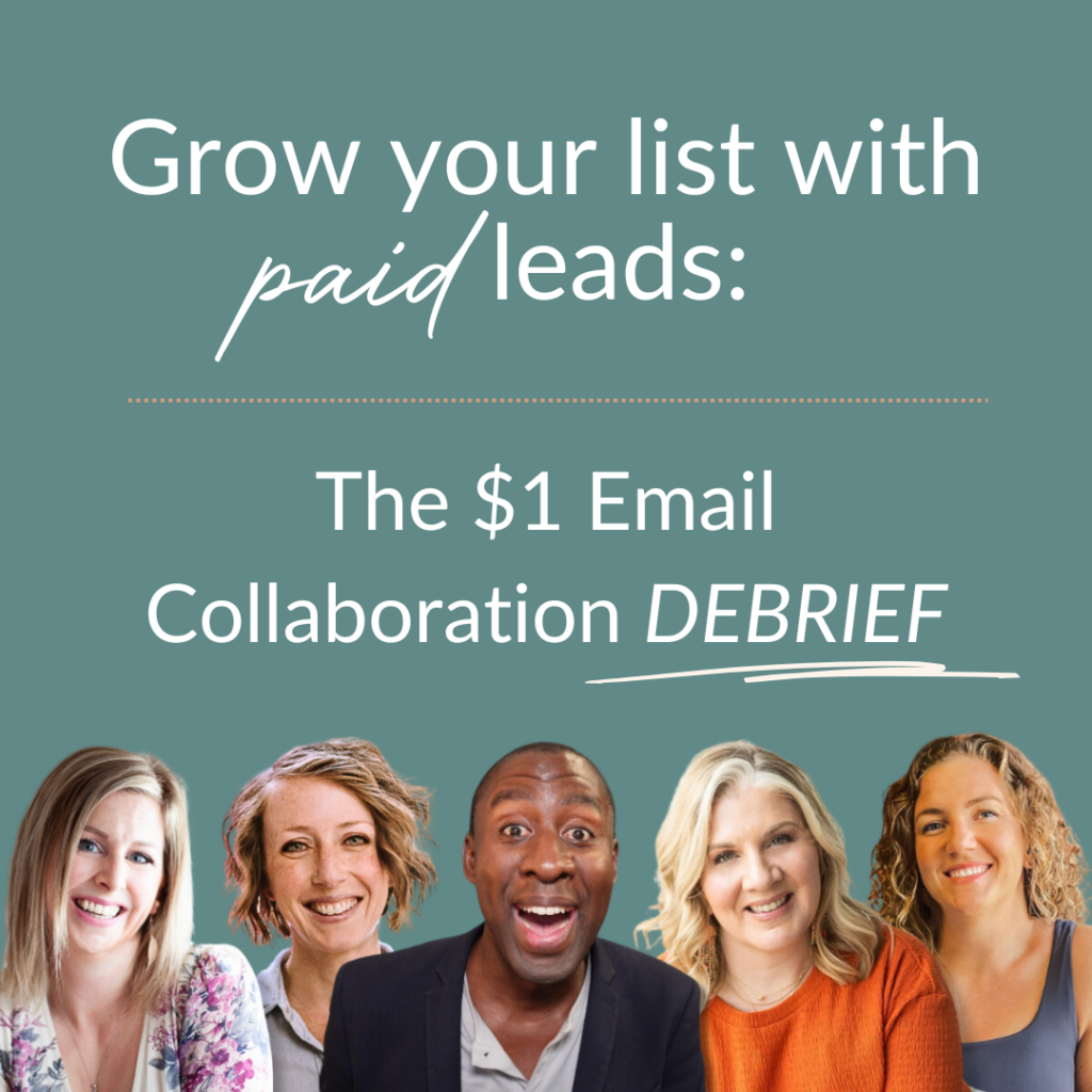 004. Grow your list with paid leads: The $1 email collaboration ...